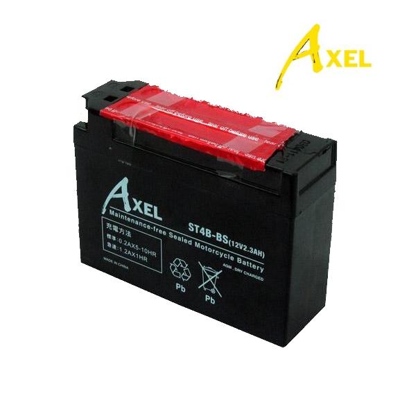 G＆Yuバッテリー アクセル AXEL ST4B-BS [ YT4B-BS FT4B-5 GT4B-5 KT4B-5 ] バイク用バッテリー : batterys-cafe - 通販 ...