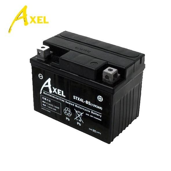 G＆Yuバッテリー アクセル AXEL STX4L-BS [YT4L-BS YTX4L-BS FT4L-BS FTX4L-BS GT4L-BS KT4L-BS ] バイク用バッテリー ...