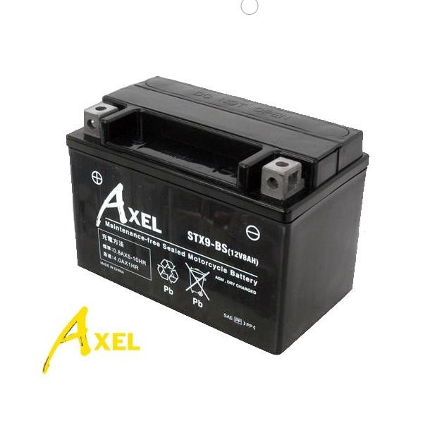 G＆Yuバッテリー アクセル AXEL STX9-BS [ YTX9-BS/FTX9-BS/DTX9-BS/ADTX9-BS/CTX9-BS/ATX9-BS/BTX9-BS/PTX9-BS ...