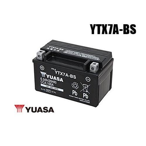 GSユアサ YTX7A-BS 台湾 ユアサ シールド型 バイク バッテリー : batterys-cafe - 通販 - Yahoo!ショッピング