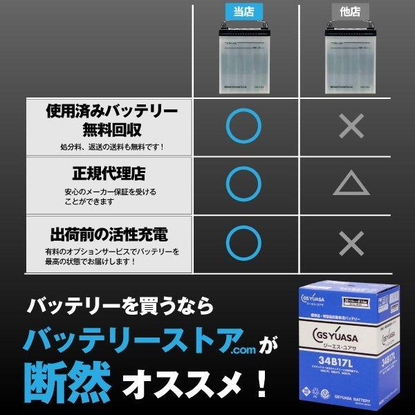 HJ-34B17L 標準車対応 初期補充電 GSユアサ 26B17L 28B17L 互換 自動車バッテリー 農業用機械 長寿命・保証書付き 新品 : バッテリーストアドットコム - 通販 ...