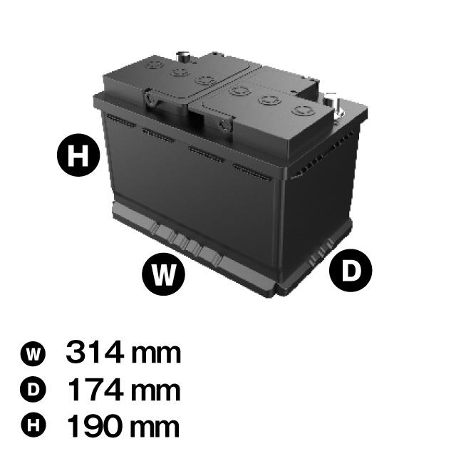 SUPER NATTO 欧州車専用AGMバッテリー L4 AGM80 バッテリー無料回収チケット付 580-901-080 LN4 BLA-80-L4互換 アイドリングストップ車対応 スーパー ...