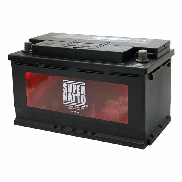 SUPER NATTO 自動車 バッテリー 600-44 SLX-1A EPS100 58815 59214 59222 59226 ...