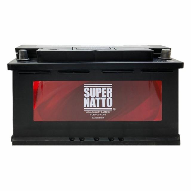 SUPER NATTO 自動車 バッテリー 600-44 SLX-1A EPS100 58815 59214 59222 59226 ...