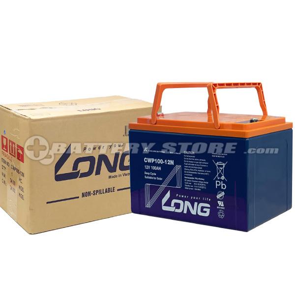 CWP100-12N サイクルバッテリー 長寿命・高サイクル LONG正規代理店品 グリーンパワーバッテリー ソーラー発電 風力発電 ...