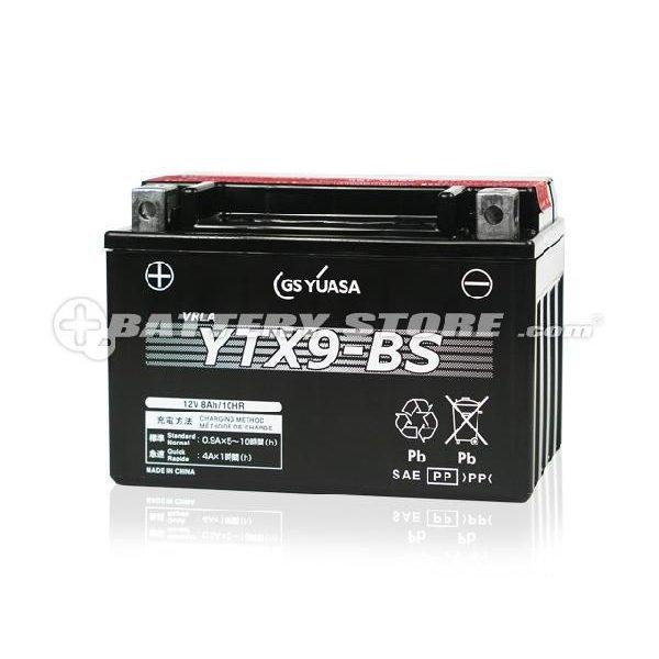バイク用バッテリー YTX9-BS (STX9-BS YTR9-BS GTX9-BS FTX9-BSに互換) GSユアサ（YUASA） 長寿命・保証書付き バイクバッテリー(液入済 ...