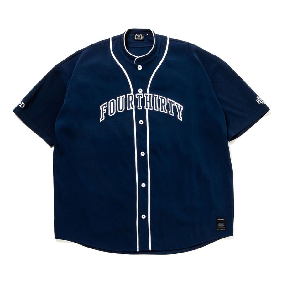 430 FOURTHIRTY フォーサーティー S/S BB SHIRTS 23-079 ベースボールシャツ シャツ 半袖 メンズ ブランド ストリート ストリート系 人気 ...