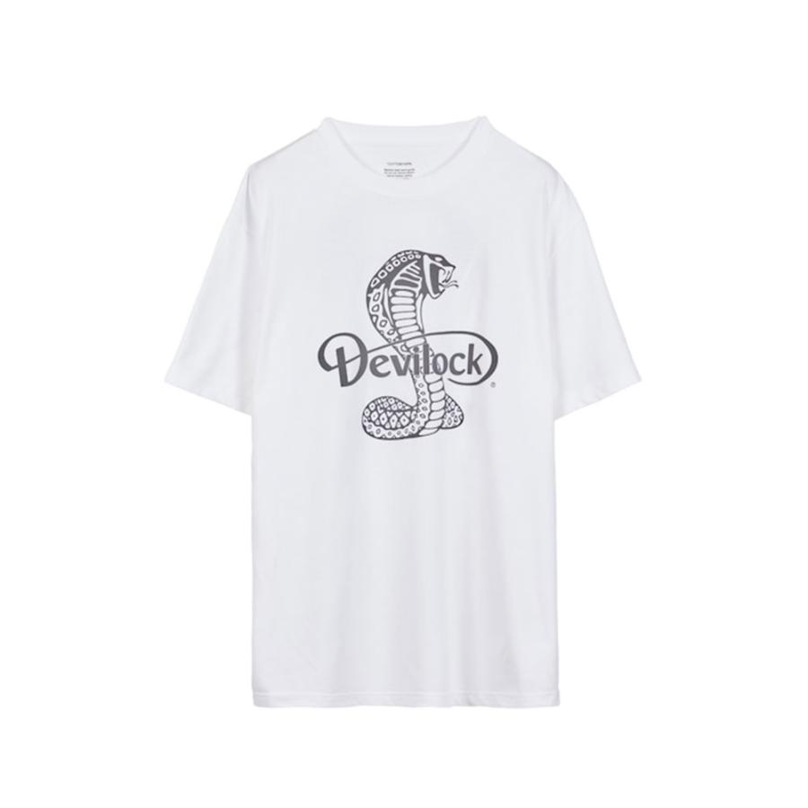 DEVILOCK Devilock デヴィロック COBRAロゴ & FIRE TATTOOロゴリフレクターTEE Tシャツ 半袖 メンズ ブランド ストリート ストリート系 デザイン ...