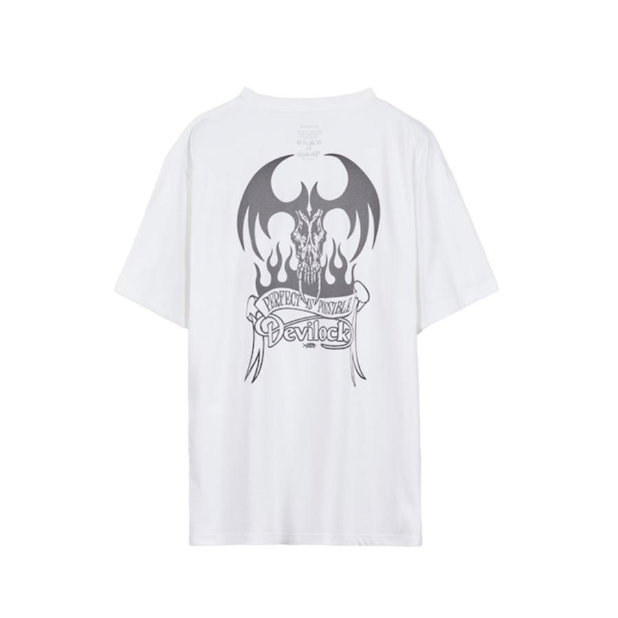 DEVILOCK Devilock デヴィロック COBRAロゴ & FIRE TATTOOロゴリフレクターTEE Tシャツ 半袖 メンズ ブランド ストリート ストリート系 デザイン ...