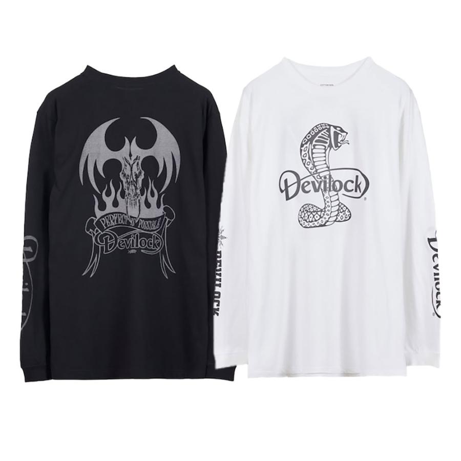DEVILOCK Devilock デヴィロック REFLECTOR L/S TEE Tシャツ 長袖 メンズ ブランド ストリート ストリート系 デザイン : BATTLELINE - 通販 ...