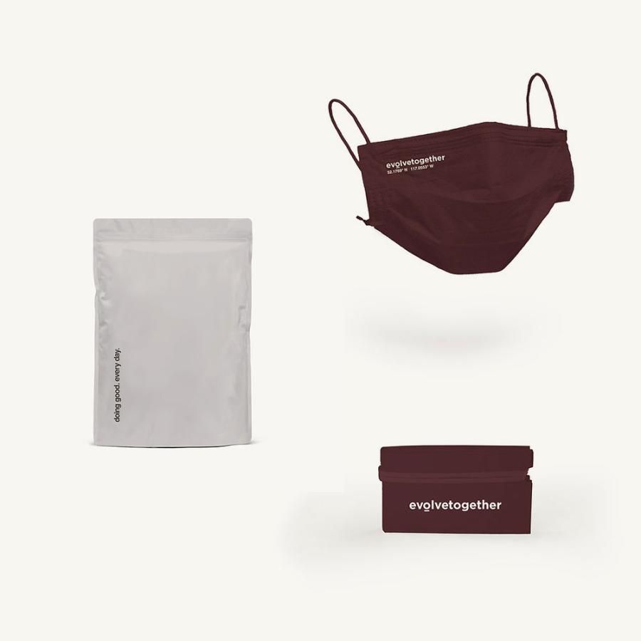 evolvetogether エヴォルブトゥゲザー 30 face masks pack EV-201 マスク ブランド ストリート ストリート系 人気 デザイン おしゃれ コーデ ...