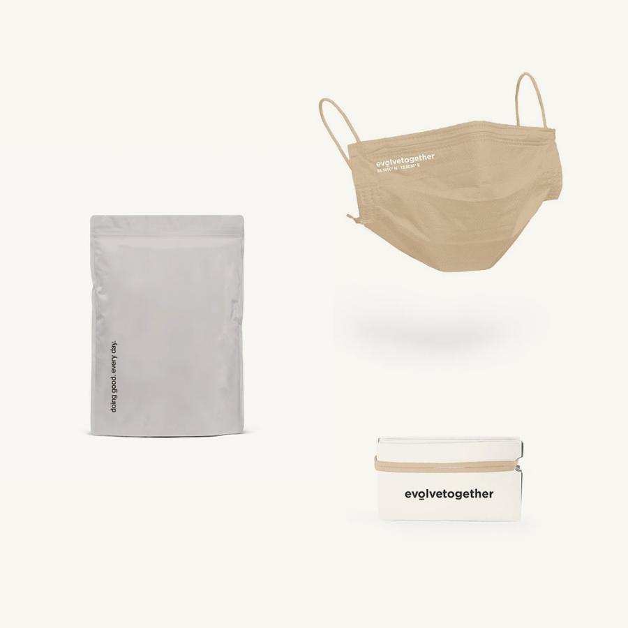 evolvetogether エヴォルブトゥゲザー 30 face masks pack EV-201 マスク ブランド ストリート ストリート系 人気 デザイン おしゃれ コーデ ...