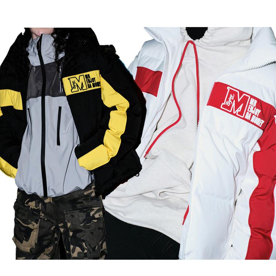 MEDM エムイーディーエム COLOR BLOCKING DOWN JACKET アウター メンズ ブランド ストリート ストリート系 人気 ...