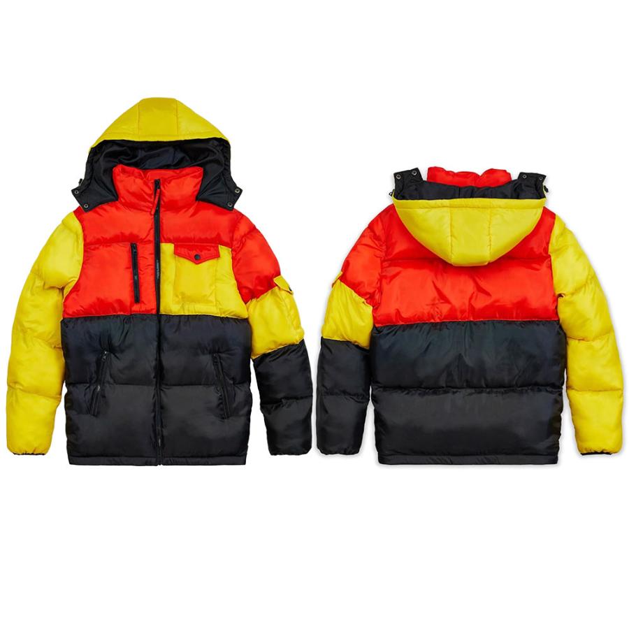 REASON リーズン Larry Color Block Hooded Puffer Jacket RCP30 アウター メンズ ブランド ...
