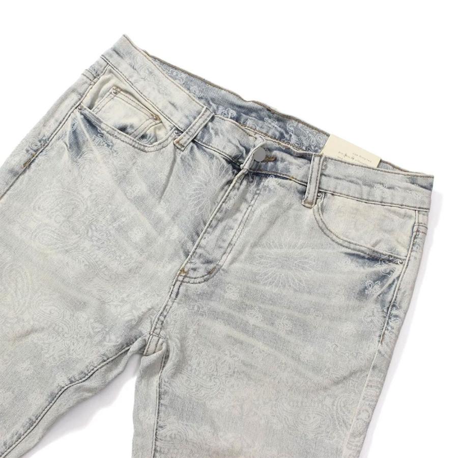mnml ミニマル X696 Paisley Patterned Skinny Denim 25ML-SP834D デニムパンツ ジーンズ ジーパン スキニー : BATTLELINE ...