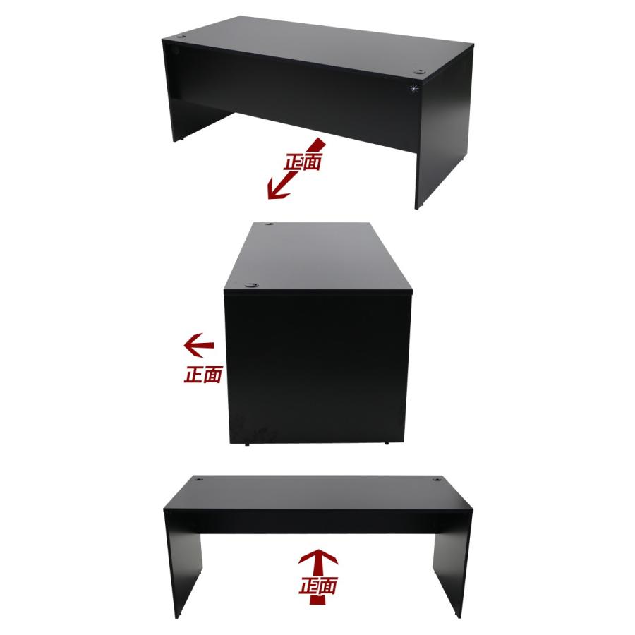 選べる4カラー ワークデスク 約W180×D80×H74 幕板 ゲーミングデスク オフィスデスク エグゼクティブデスク パソコンデスク PCデスク workdesk18080 ...