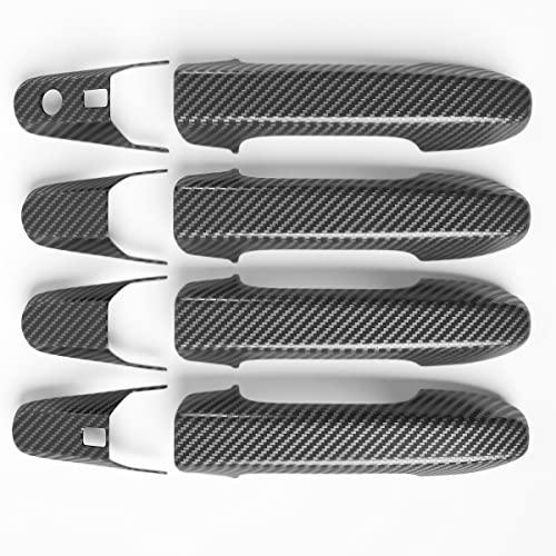 MARCHFA トヨタ に適合する ライズ ダイハツ・ロッキー ドアハンドルカバー ドアノブカバー A200A/A210A＆A200S/A210S アクセサリー 外装パーツ(カーボン調 ...