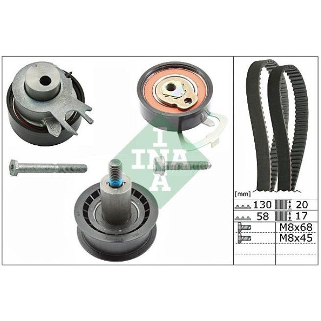 フォルクスワーゲン VW タイミングベルトキット 036198119C 036198119A ポロ ゴルフ5 等 優良品 : Bay side ...