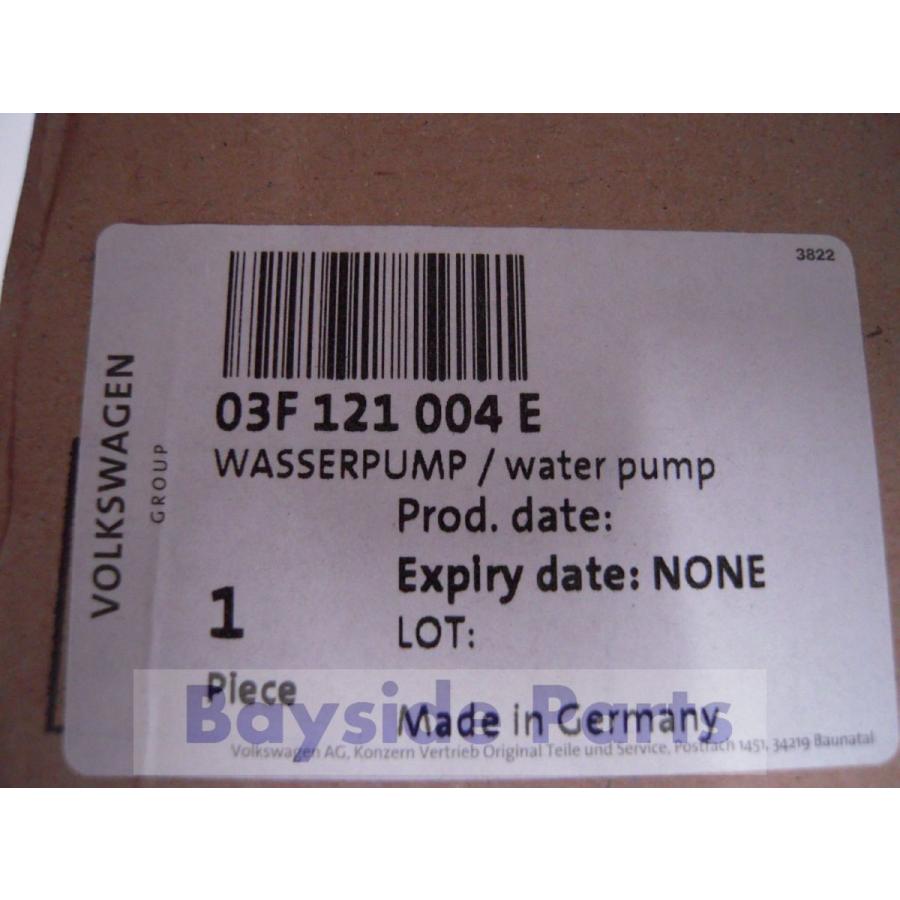 フォルクスワーゲン VW アウディ ウォーターポンプ ゴルフ ティグアン A3 A4 A5 Q3 TT 等 03F121004E ...