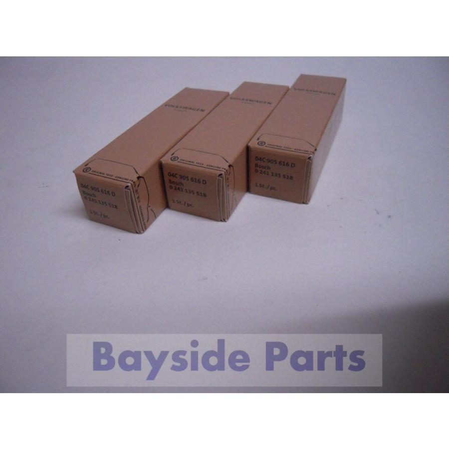 フォルクスワーゲン（Volkswagen） VW UP スパークプラグ 3本セット 04C905616A 04C905616D 純正品 ...