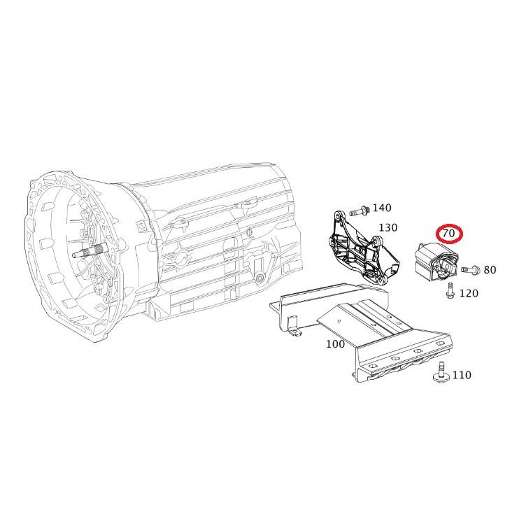 ベンツ ミッションマウント W204 C218 X218 W212 C207 R230 R231 R172 2122400818 優良品 ...