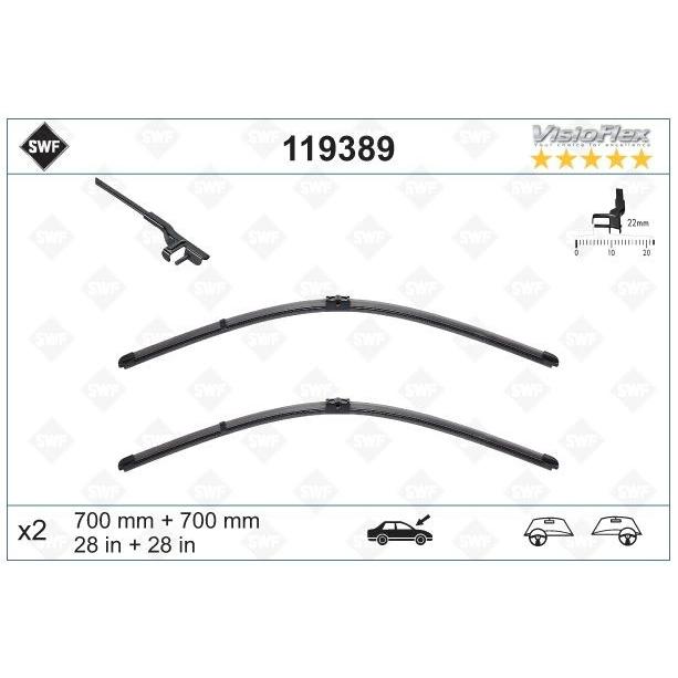 Mercedes-Benz ベンツ W220 W215 W221 W216 ワイパーブレード フロント 左右セット 左右ハンドル用 ...