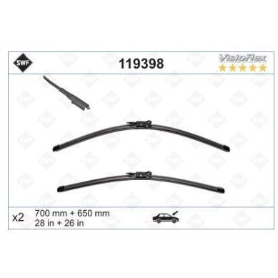 ベンツ Vクラス W639 ワイパーブレード フロント 左右セット 6398200200 0018204245 SWF製 :119398 ...