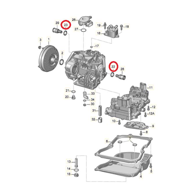 VW アウディデフサイドシール ドライブシャフトシール ゴルフ5 ジェッタ ニュービートル パサート ポロ トゥーラン 1枚 ...