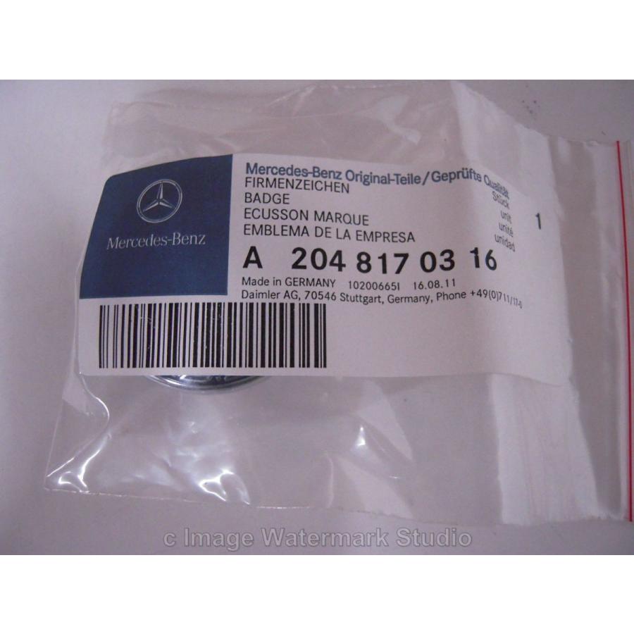 ベンツ フードエンブレム ボンネットエンブレム ローレルリース ブルー 青 W204 2048170316 純正品 :2048170316ts ...