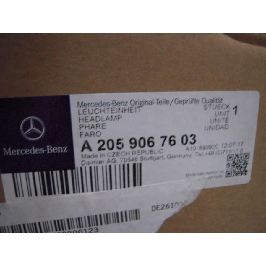 Mercedes-Benz ベンツ W205 ヘッドライト 右 2059067603 純正 : Bay side parts - 通販 ...