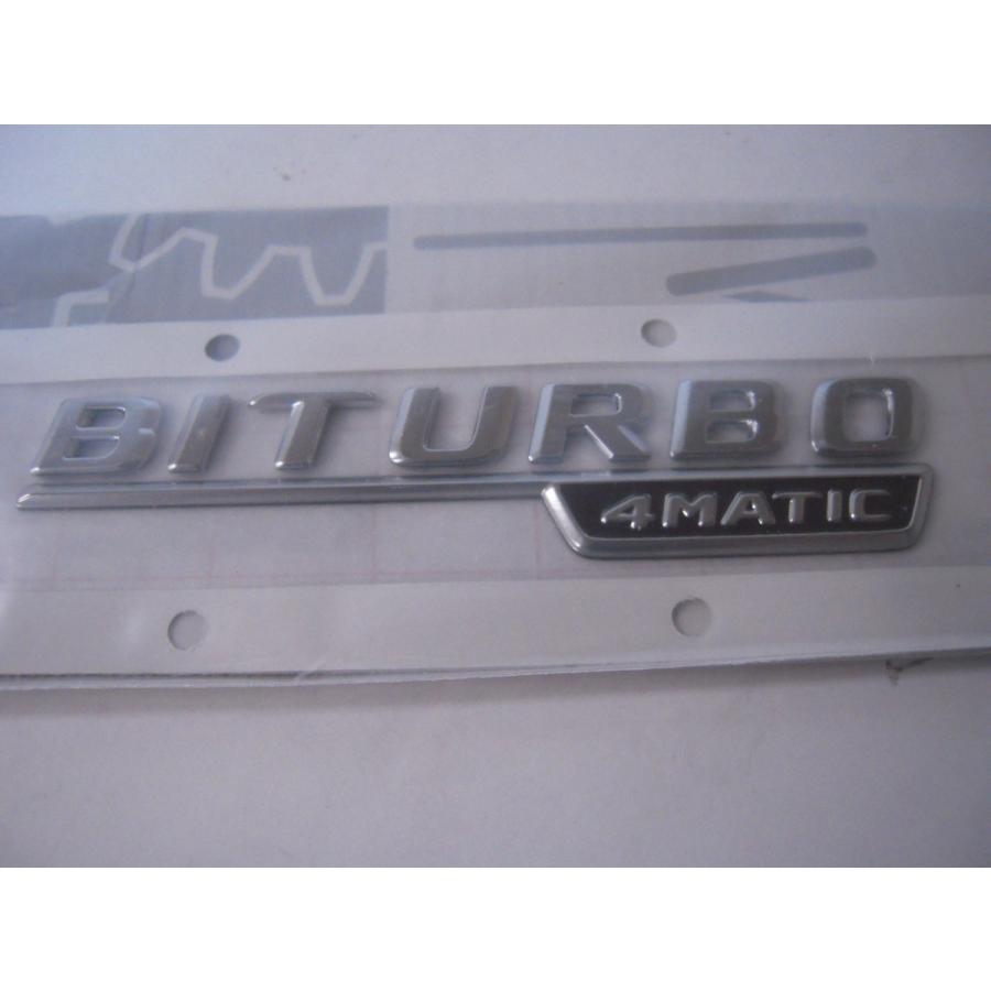 Mercedes-Benz（メルセデス・ベンツ） ベンツ エンブレム Eクラス W213 「BITURBO 4MATIC」 左 純正 ...