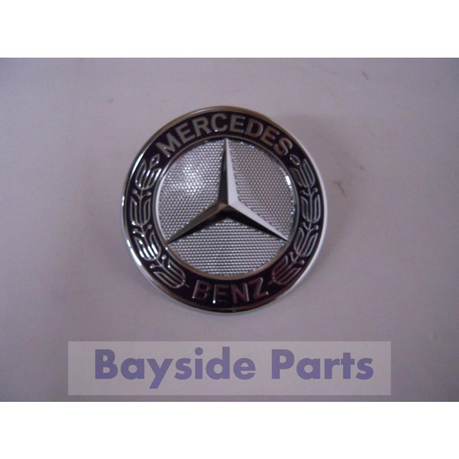 Mercedes-Benz ベンツ フードエンブレム ボンネットエンブレム ローレルリース ブルー W176 C117 W246 R172 ...