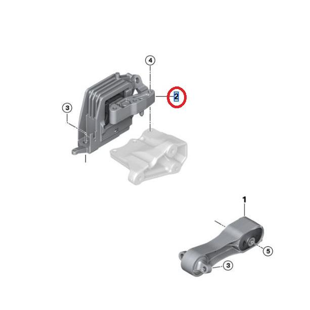 BMW エンジンマウント 右側 22118835570 22116875632 純正品 : Bay side parts - 通販 ...