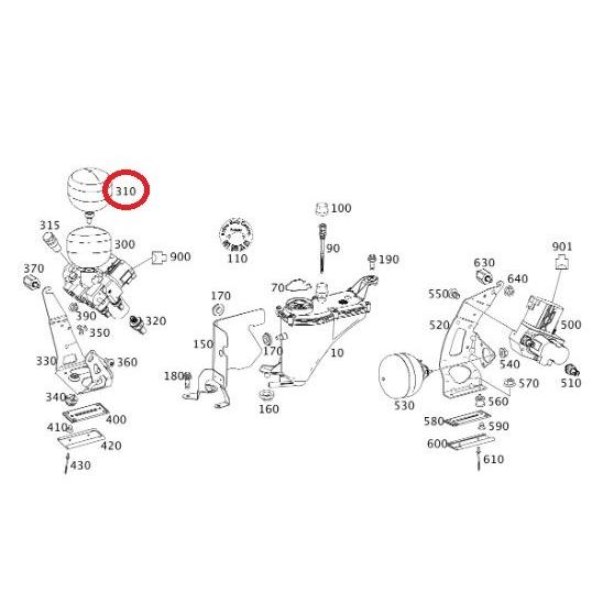 Mercedes-Benz ベンツ フロント ABC アキュームレーター R230 R231 W221 W222 W217 W216 等 純正 ...