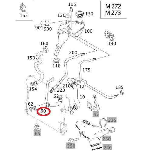 ベンツ 純正 ラジエーター ロアホース W221 2215014682 :2215014682:Bay side parts - 通販 ...