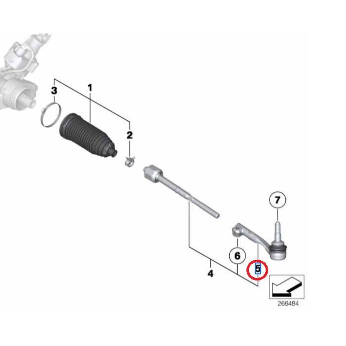 BMW タイロッドエンド 右側 E81 E87 E88 E82 E90 E93 E92 E91 E84 E89 32106767782 LEMFORDER製 :2993202x1:Bay ...