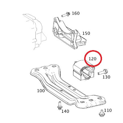 Mercedes-Benz ベンツ ミッションマウント 2202400218 2122400418 1402401818 2202401818 ...