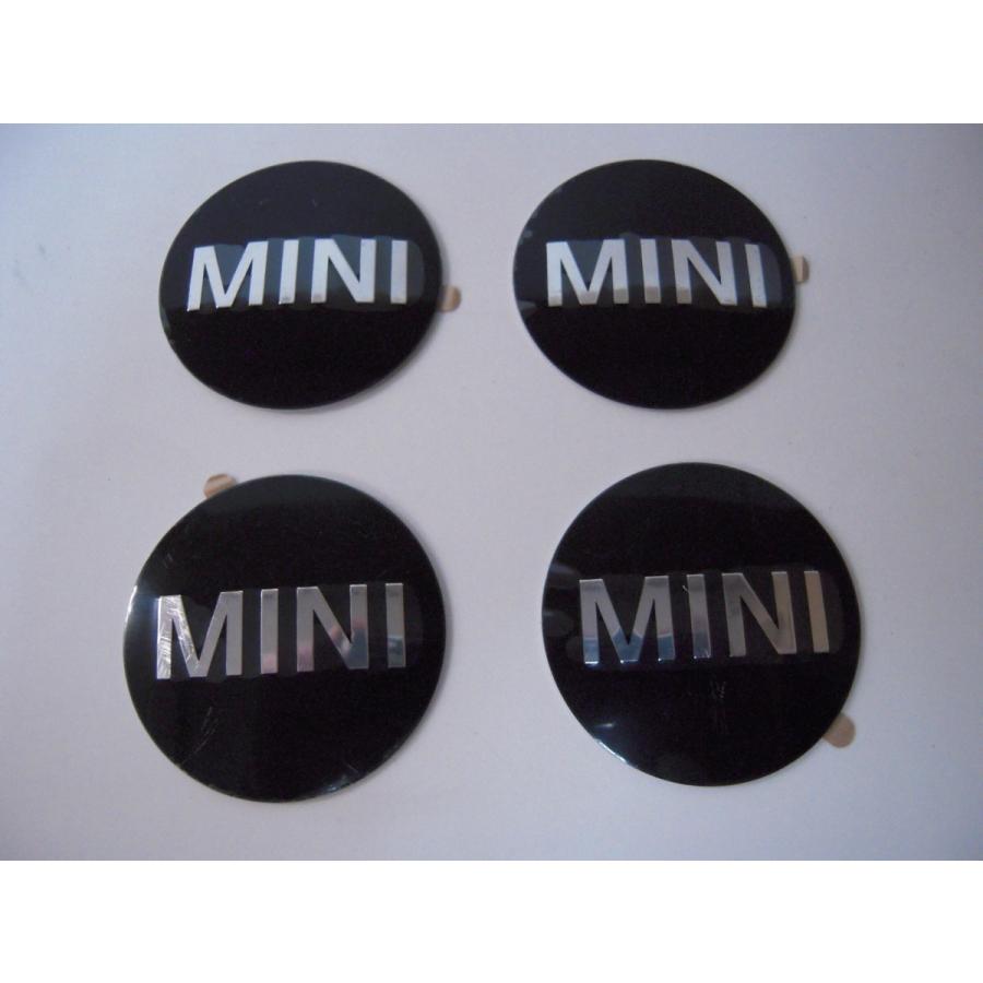 MINI ミニ 純正 ホイールキャップバッジ エンブレム 50mm 4枚セット 36136758687 R50 R52 R53 R55 R56 ...