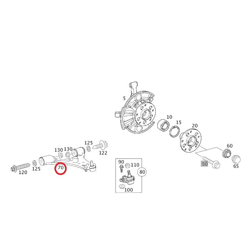 Mercedes-Benz ベンツ フロント ロアアーム コントロールアーム 左 Aクラス W169 Bクラス W245 1693300907 ...