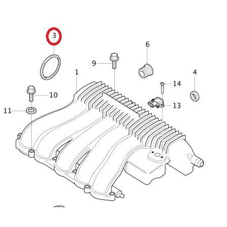 ボルボ スロットルボディガスケット スロットル バタフライ サポート ガスケット 30637439 ELRING製 : Bay side ...
