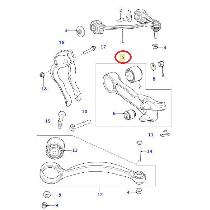 JAGUAR ジャガー フロント ロアアーム 左側 1本 XJ C2D35201 AW933C255AF AW933C255AE ...