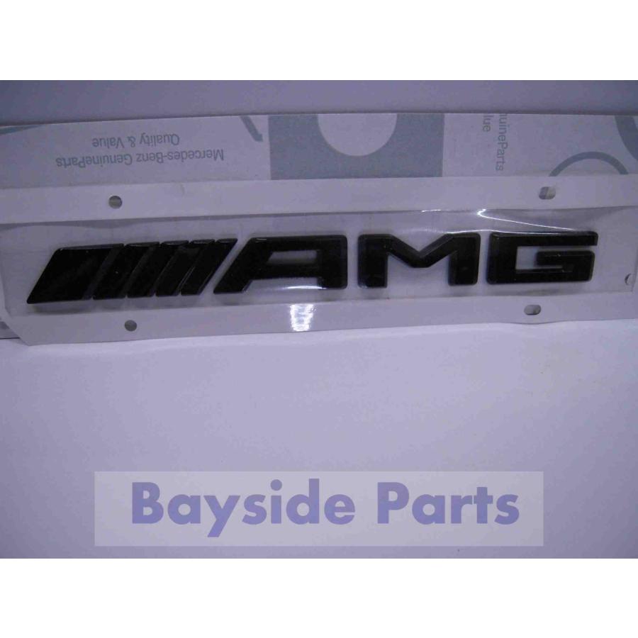 Mercedes-Benz ベンツ W463A Gクラス エンブレム ブラック「AMG」 純正 4638175300 : Bay side ...