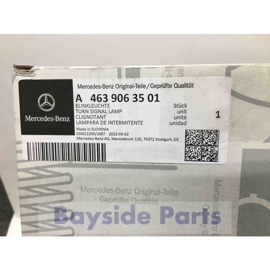 Mercedes-Benz ベンツ Gクラス 純正 W463A ウインカー ブリンカー 左側 ゲレンデ フェンダーウインカー ブラック 新品 ...