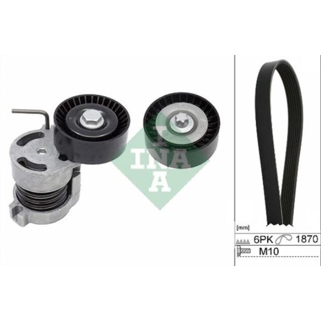 BMW ファンベルト テンショナー プーリー 3点セット 11287631810 11287524267 11281440378 INA製 ...