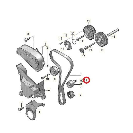 フォルクスワーゲン VW アウディ タイミングベルトキット 04E109119F 04E109479AA 04E109244B ...