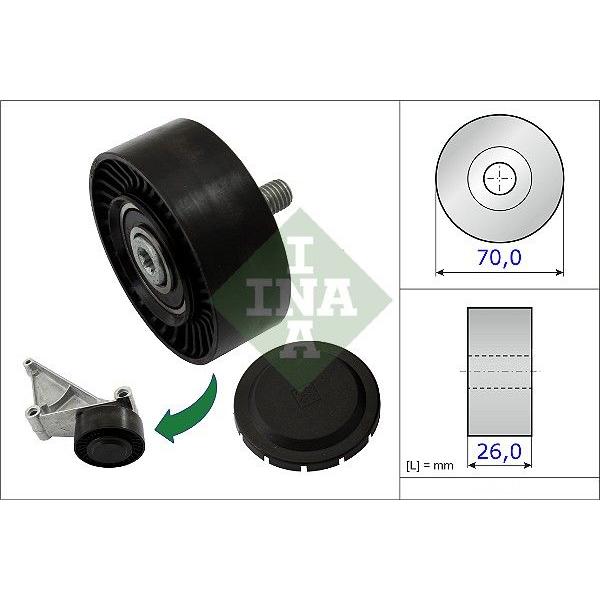 PORSCHE ポルシェ ファンベルトテンショナープーリー 911 ボクスター マカン 等 0PB145257 94610211730 ...