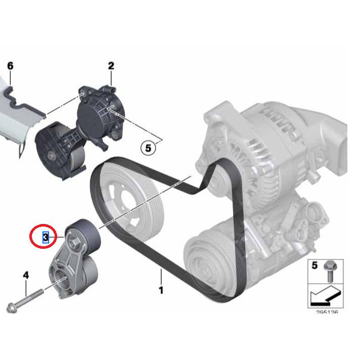 BMW ファンベルト テンショナー 1シリーズ F20 F21 11287603347 INA製 : Bay side parts - 通販 ...
