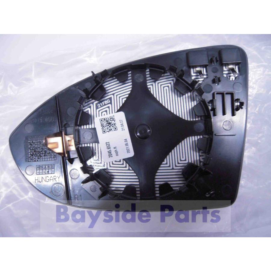 フォルクスワーゲン（Volkswagen） VW ゴルフ 純正 ドアミラーレンズ 右側 5G0857522A 純正 : Bay side ...