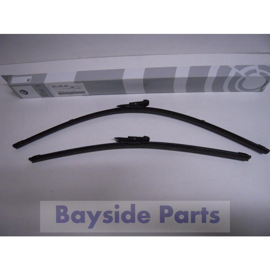 BMW 純正 E90 E91 LCI ワイパーブレード フロント左右セット 右ハンドル用 61612455436 : Bay side ...