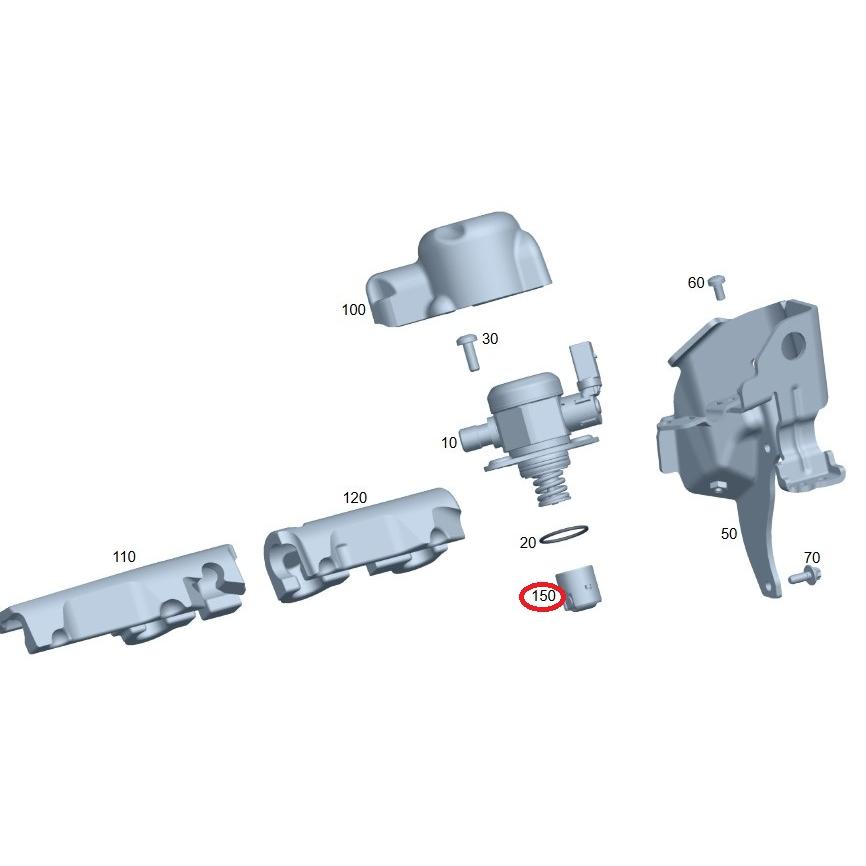 Mercedes-Benz（メルセデス・ベンツ） 油圧タペット 高圧ポンプローラータペット 2700500122 INA製 : Bay ...